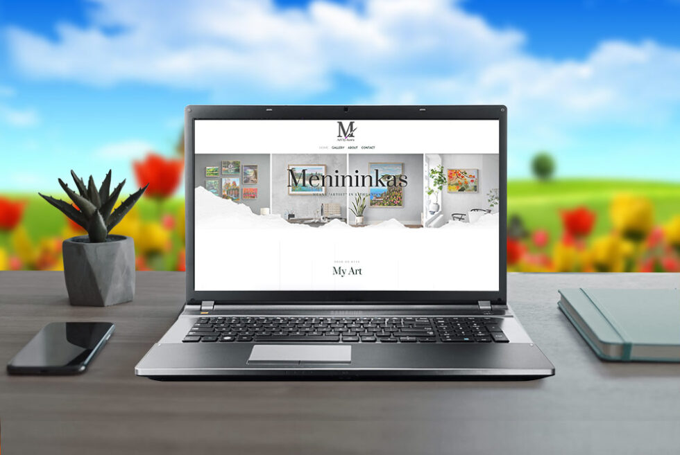 WordPress website design using Divi for Artist in Orlando FL